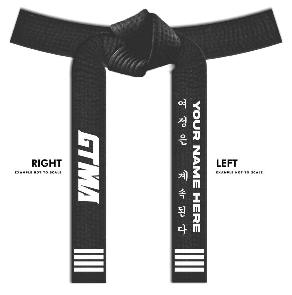 Custom Belts-GTMA – Sparring Sports